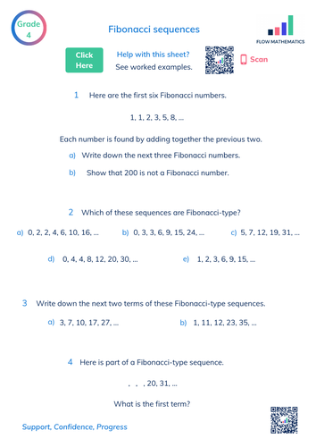 Fibonacci sequences | Teaching Resources