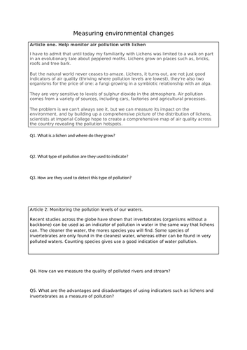 Extinction and Natural Selection [AQA NEW SPEC] 2020/2021 | Teaching ...