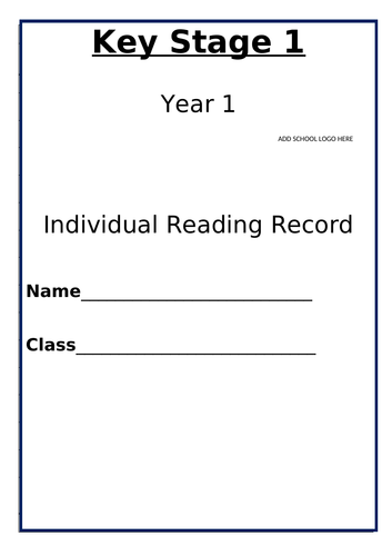 Year 1 Reading Record Sheets - CEW, Contractions, Individual and Whole ...