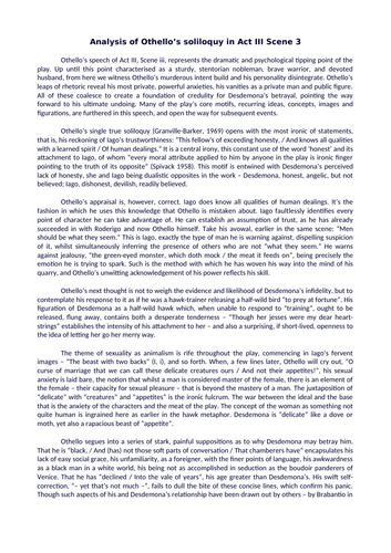 Othello - Act 3.3 - Othello and Iago | Teaching Resources