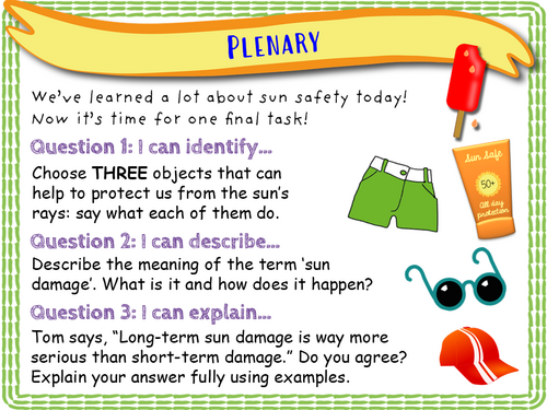 Sun Safety | Teaching Resources