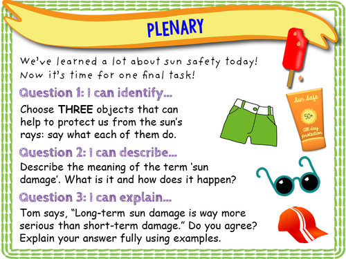 Sun Safety | Teaching Resources