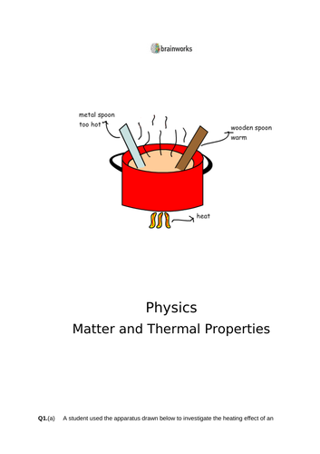 Matter and thermal properties / Heat transfer / SHC - past paper Q&A ...