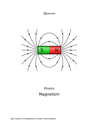 Magnetism - past paper questions and answers | Teaching Resources