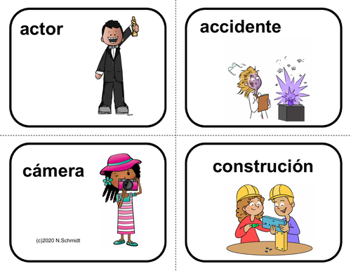 Cognados: Spanish Cognates: 36 Common Words Flashcards (Set 2 ...