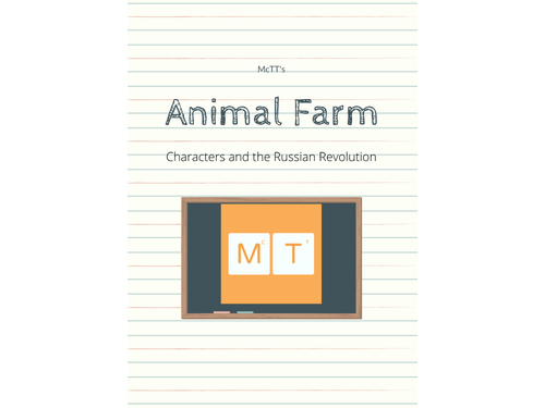 Animal Farm Characters and The Russian Revolution | Teaching Resources