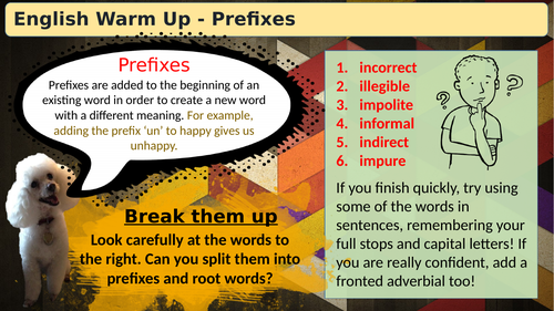 English Warmup Multi-pack (10 Daily Tasks) KS2 | Teaching Resources