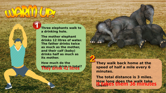 Area and Perimeter Animal Territory Interactive PowerPoint and ...