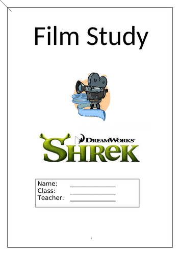 KS3 Film Study Fairy Tale Genre Shrek | Teaching Resources