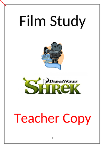 KS3 Film Study Fairy Tale Genre Shrek | Teaching Resources