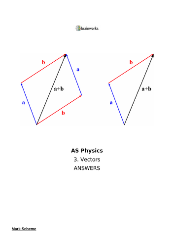 A/AS Levels - Vectors - physics past paper questions with answers ...