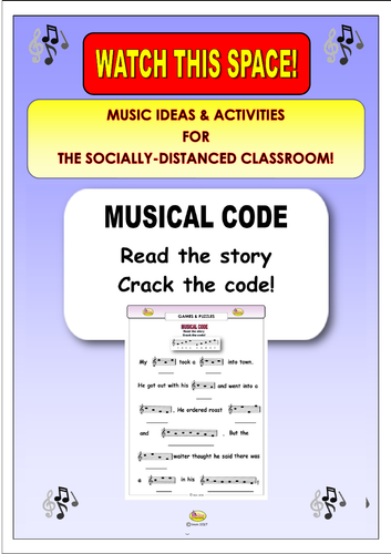 Watch This Space! MUSICAL CODES | Teaching Resources