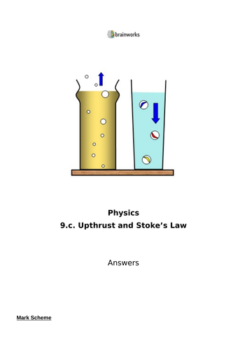 A/AS Level - Upthrust and Stoke's Law - past paper questions with ...