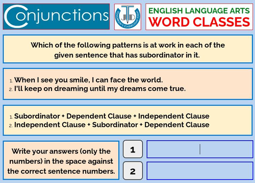 CONJUNCTION TYPES: 73 BOOM CARDS | Teaching Resources