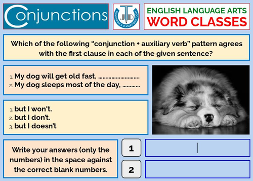 CONJUNCTION TYPES: 73 BOOM CARDS | Teaching Resources