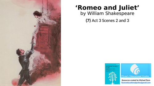 GCSE English Literature: (7) Romeo and Juliet - Act 3 Scenes 2 and 3 ...