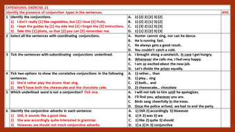 CONJUNCTION TYPES: 50 GOOGLE SLIDES | Teaching Resources