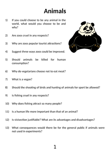 A to Z of Themes - Discussion Questions | Teaching Resources