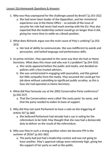 Edexcel A Level UK Politics Lessons 98-100 (Boris Johnson) | Teaching ...