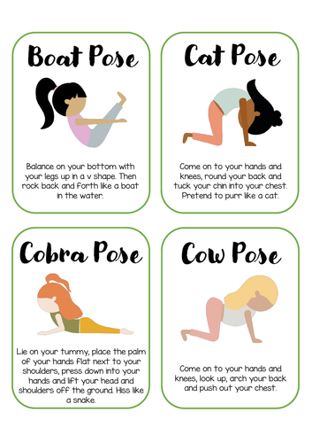 Yoga Poses | Teaching Resources