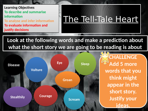 The Tell-Tale Heart - Edgar Allan Poe | Teaching Resources