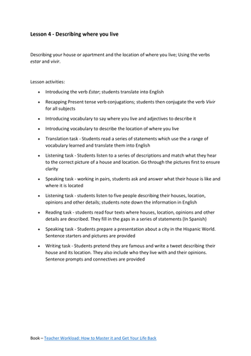 Complete Spanish Year 7 Curriculum Resources | Teaching Resources