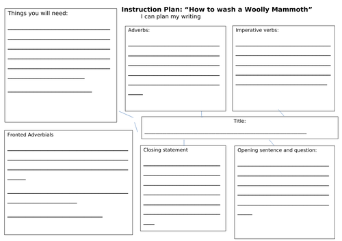 HOW TO WASH A WOOLLY MAMMOTH - KS2 - YEAR 3 / 4 - INSTRUCTIONS ...