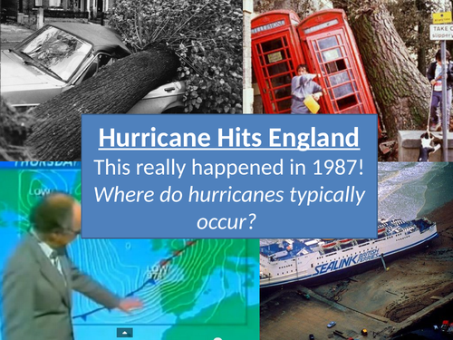 Hurricane Hits England - Grace Nichols | Teaching Resources
