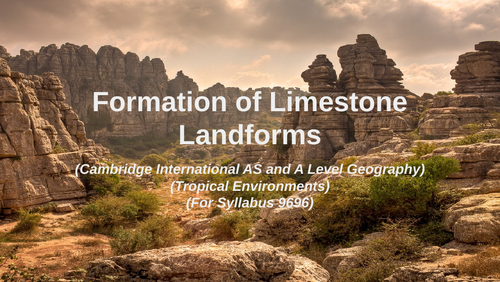 (CIEGeography9696) Formation of Limestone Landforms Diagrams (Tropical ...