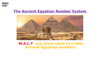 Ancient Egyptian Number System PPT and Differentiated Activity ...