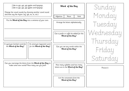 Word of the Day | Teaching Resources