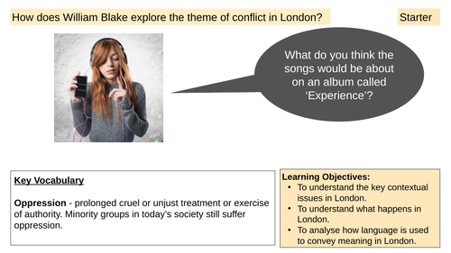 London by William Blake AQA Poetry | Teaching Resources