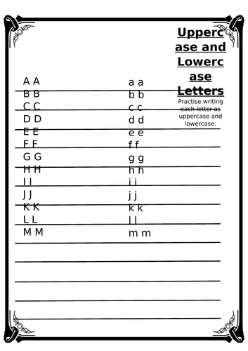 Capital/uppercase/lowercase letters bundle! | Teaching Resources