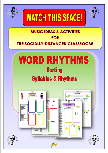 Watch This Space! WORD RHYTHMS PACK | Teaching Resources