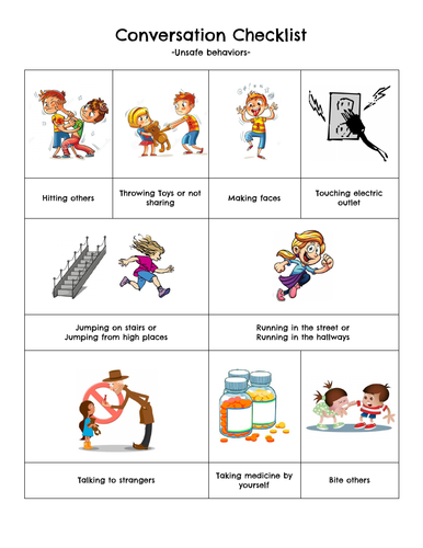 Special Ed - Conversation Checklist | Teaching Resources