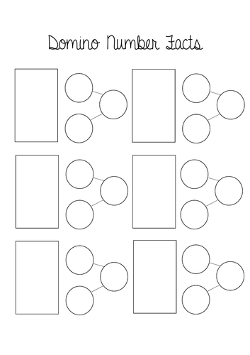 Domino Part Whole Number Facts | Teaching Resources