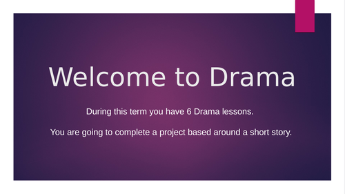 Creating drama & developing skills online or in the classroom - KS3 ...