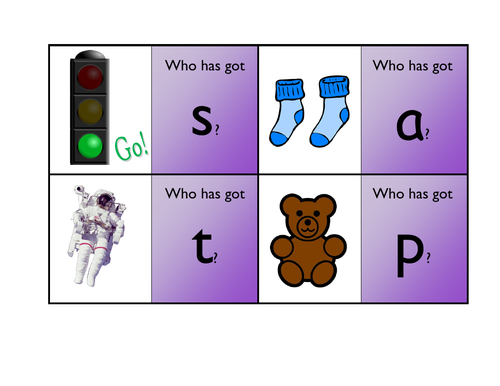 Phonics Loop Card Game - satpin | Teaching Resources