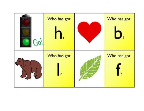 Phonics Loop Card Game - hblfj | Teaching Resources