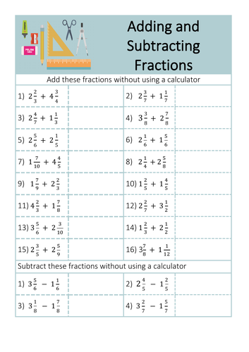 Fractions Worksheets Bundle | Teaching Resources Fractions Worksheets Bundle | Teaching Resources