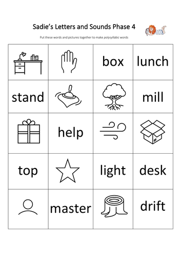 Sadie's Letters and Sounds Phase 4 Activity | Teaching Resources