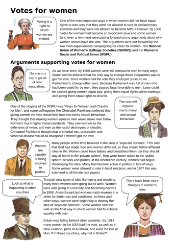 Bundle - Votes for Women Political History British History Parliament ...