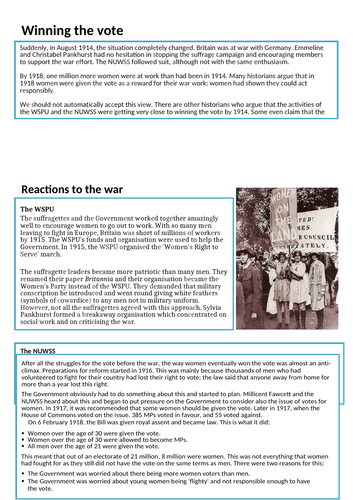 Bundle - Votes for Women Political History British History Parliament ...