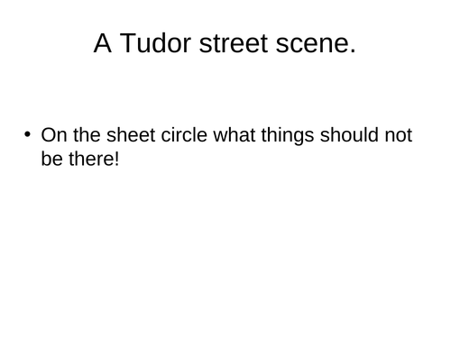 Life in Tudor England | Teaching Resources