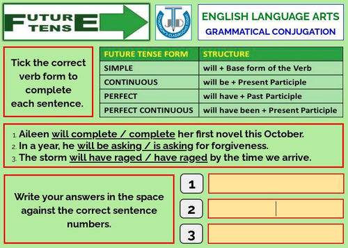 FUTURE TENSE VERBS: 77 BOOM CARDS | Teaching Resources