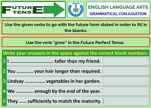 FUTURE TENSE VERBS: 77 BOOM CARDS | Teaching Resources
