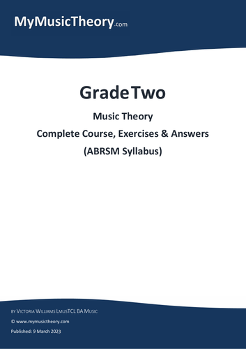 Grade 2 Music Theory (ABRSM) Course & Exercises | Teaching Resources