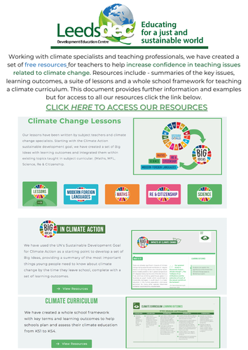 Climate Change - Lessons and Resources | Teaching Resources