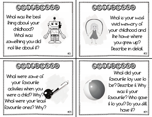 Conversation Starter Cards | Childhood | Social Skills for Middle&High ...
