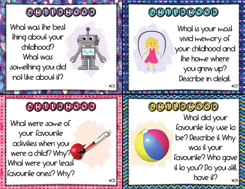 Conversation Starter Cards | Childhood | Social Skills for Middle&High ...